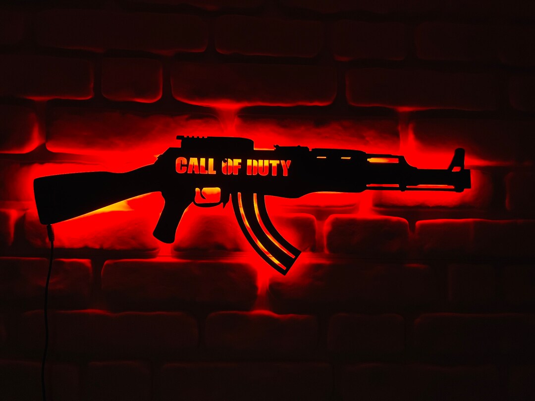 AK-47 Personalized and Custom Gift Led Sign Call of Duty - Etsy Australia