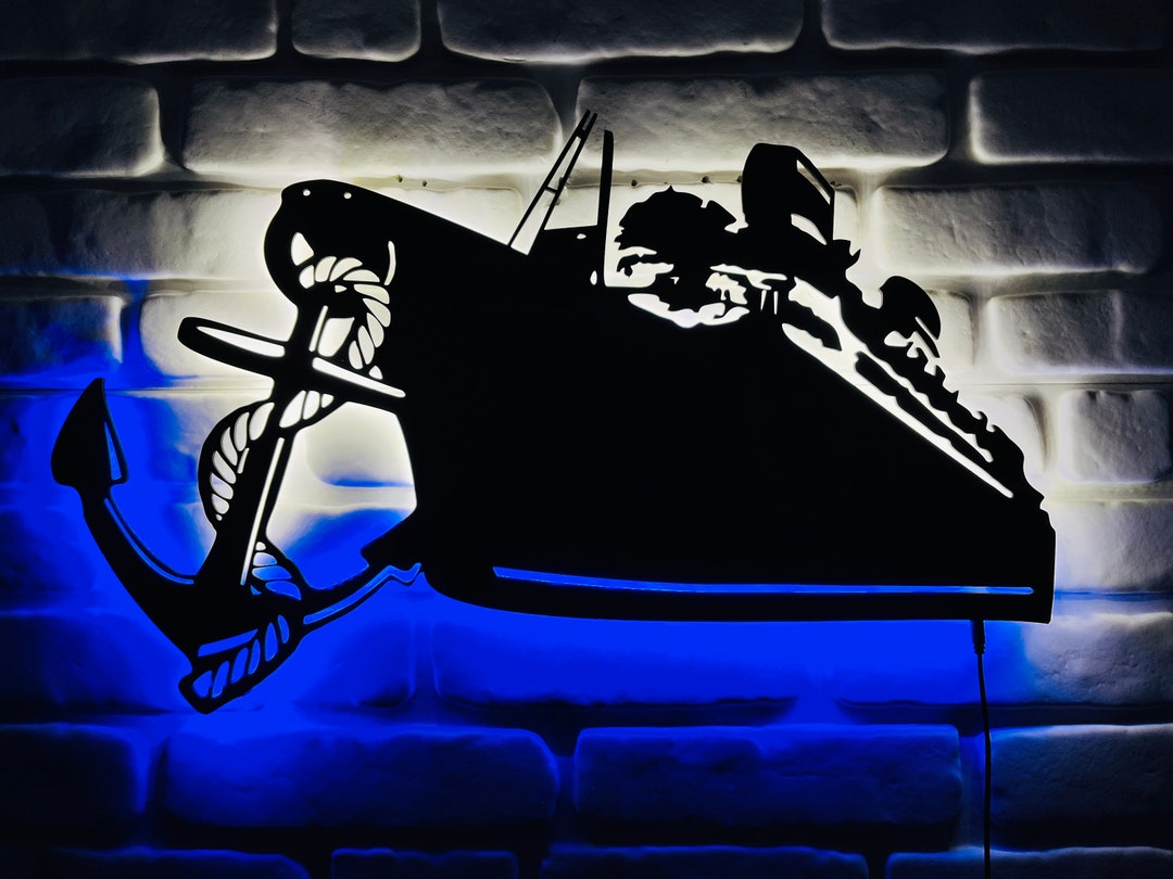 Freighter Boat Led Sign Neon Christmas Gift Wall Decor Home Decor - Etsy