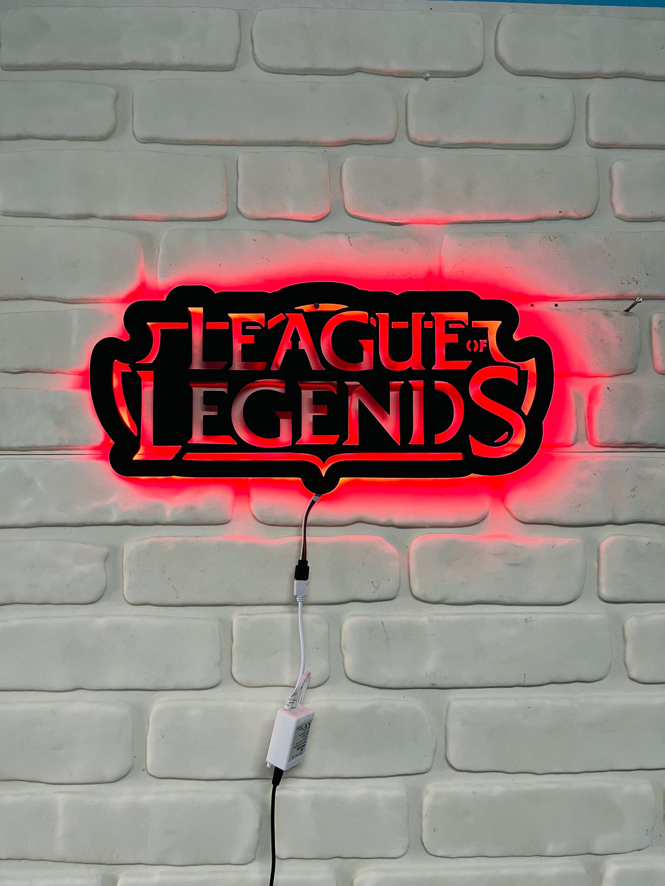 League of Legends Iconic LED Neon Sign, Esports Gaming Wall Decor, Lol ...