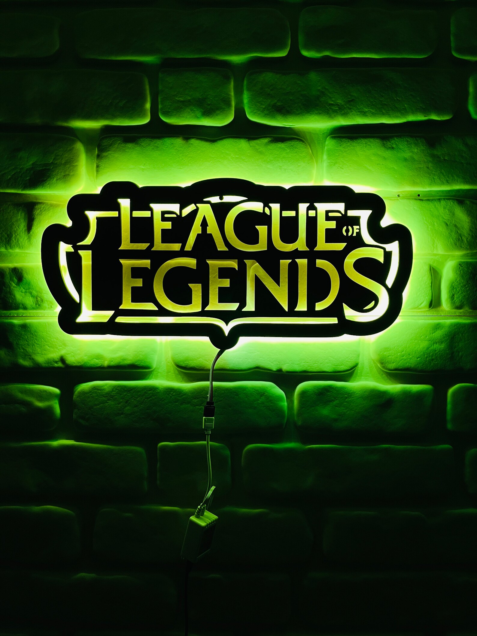 League of Legends Iconic LED Neon Sign, Esports Gaming Wall Decor, Lol ...