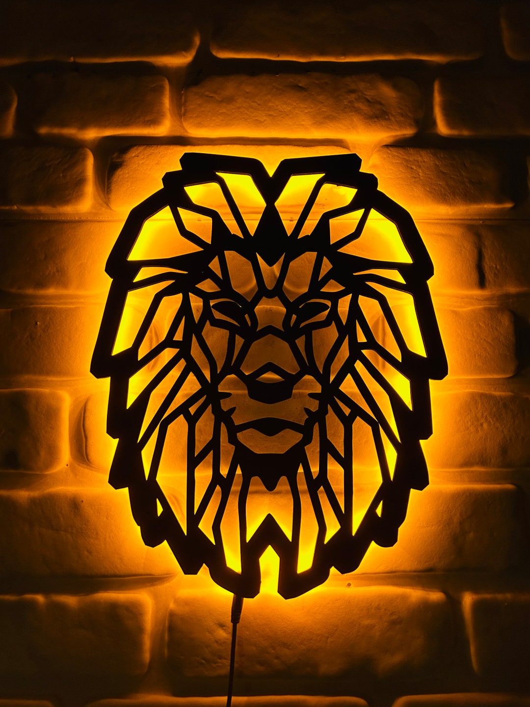 Lion Led Sign, Animal Neon Sign Minimalist Gift Kids Room Wall Decor ...