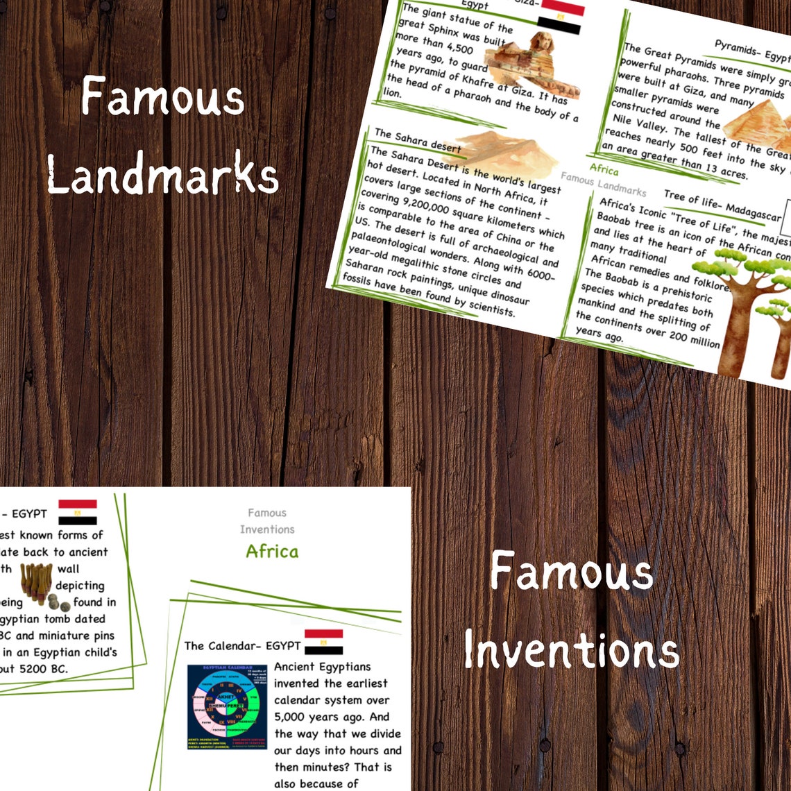 Africa Unit Study Printable Africa Puzzle Africa 3 Part - Etsy