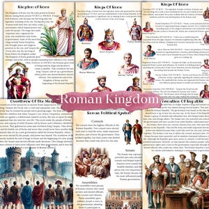 Ancient Rome Unit Study, Roman Kingdom, Roman Empire, Roman Mythology ...