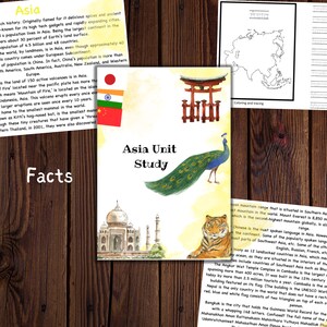Asia Unit Printable, Asia Puzzle, Asia 3 Part Cards, Asia Landmarks ...