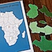 Africa Unit Study Printable, Africa Puzzle, Africa 3 Part Cards ...