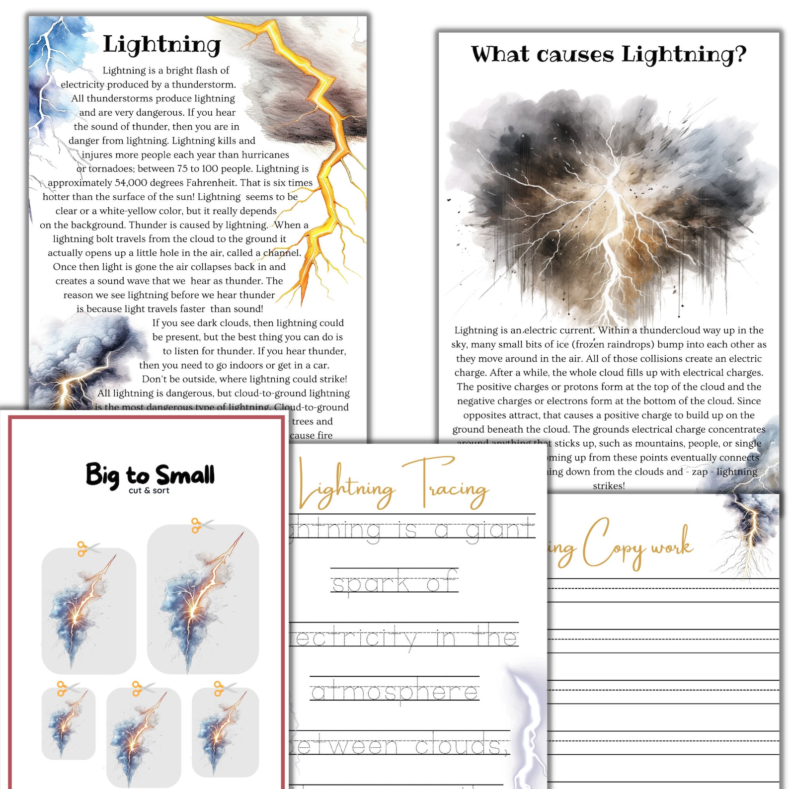 Storm Unit Study, Storm Activities, Tornado Unit, Thunderstorm ...