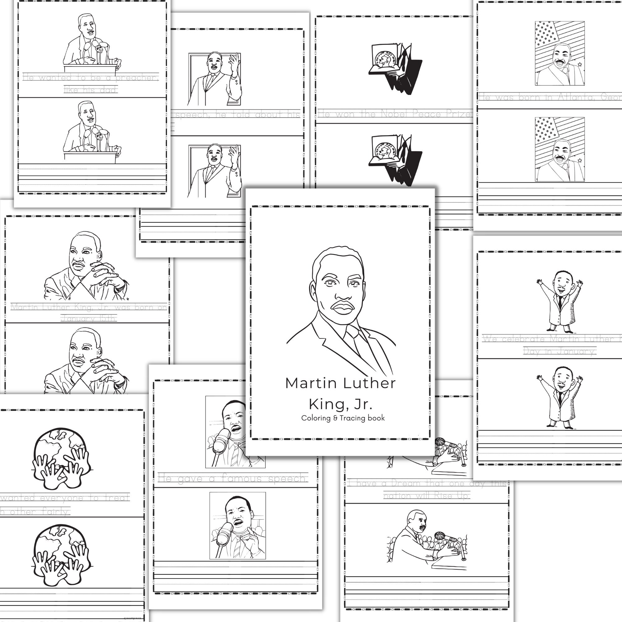Martin Luther King Jr. Unit Study, Black History Month Unit Study ...