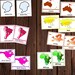 Continents Puzzle Printable, World Map Puzzle, 3 Part Cards Continents ...