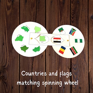 Africa Unit Study Printable, Africa Puzzle, Africa 3 Part Cards ...