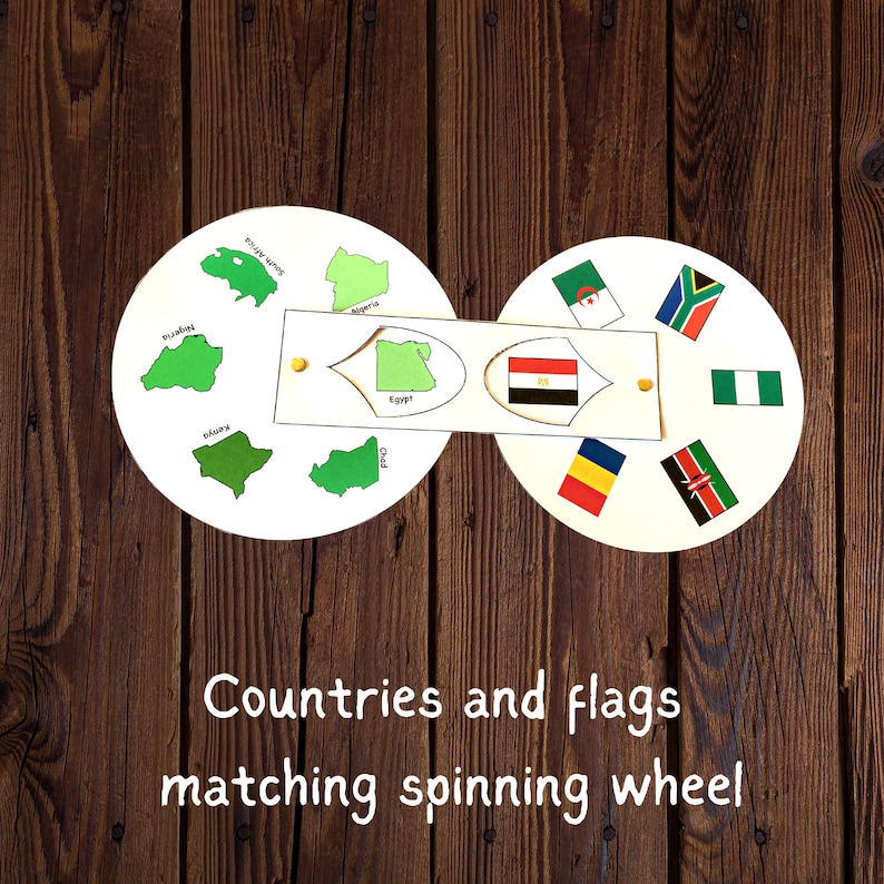 Africa Unit Study Printable, Africa Puzzle, Africa 3 Part Cards ...