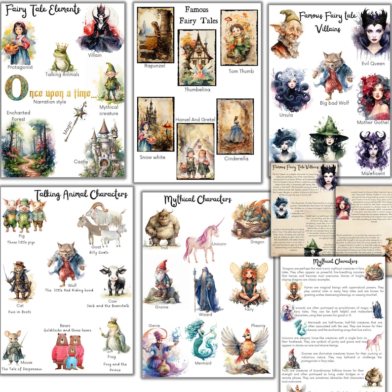 Fairy Tales Unit Study, Folktales Unit Study, Multicultural Fairy Tales ...