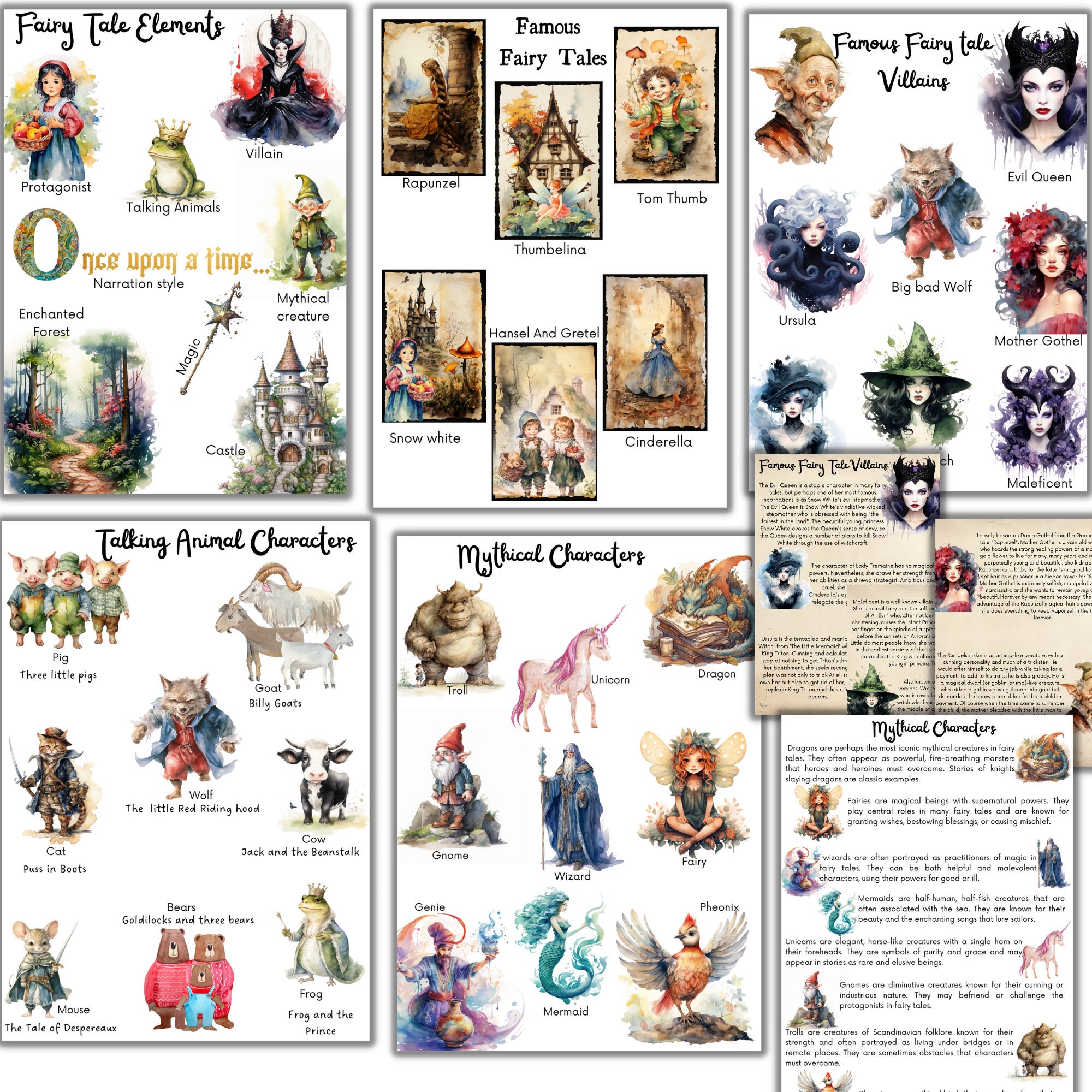 Fairy Tales Unit Study, Folktales Unit Study, Multicultural Fairy Tales ...