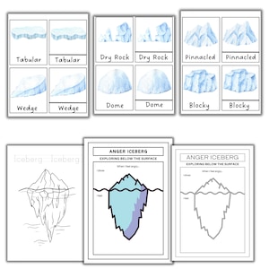 Iceberg Mini Unit, Winter Printable Activity, Antarctica Activity ...