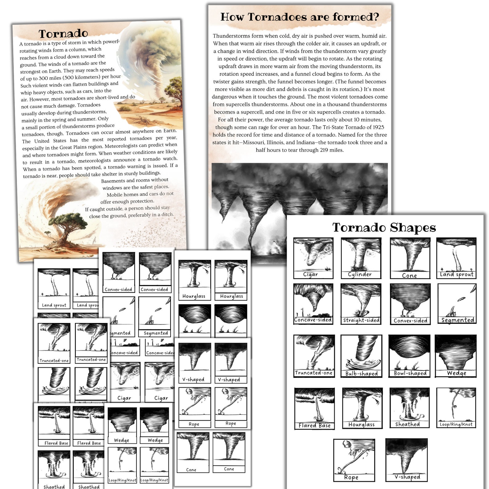 Storm Unit Study, Storm Activities, Tornado Unit, Thunderstorm ...
