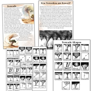 Storm Unit Study, Storm Activities, Tornado Unit, Thunderstorm ...