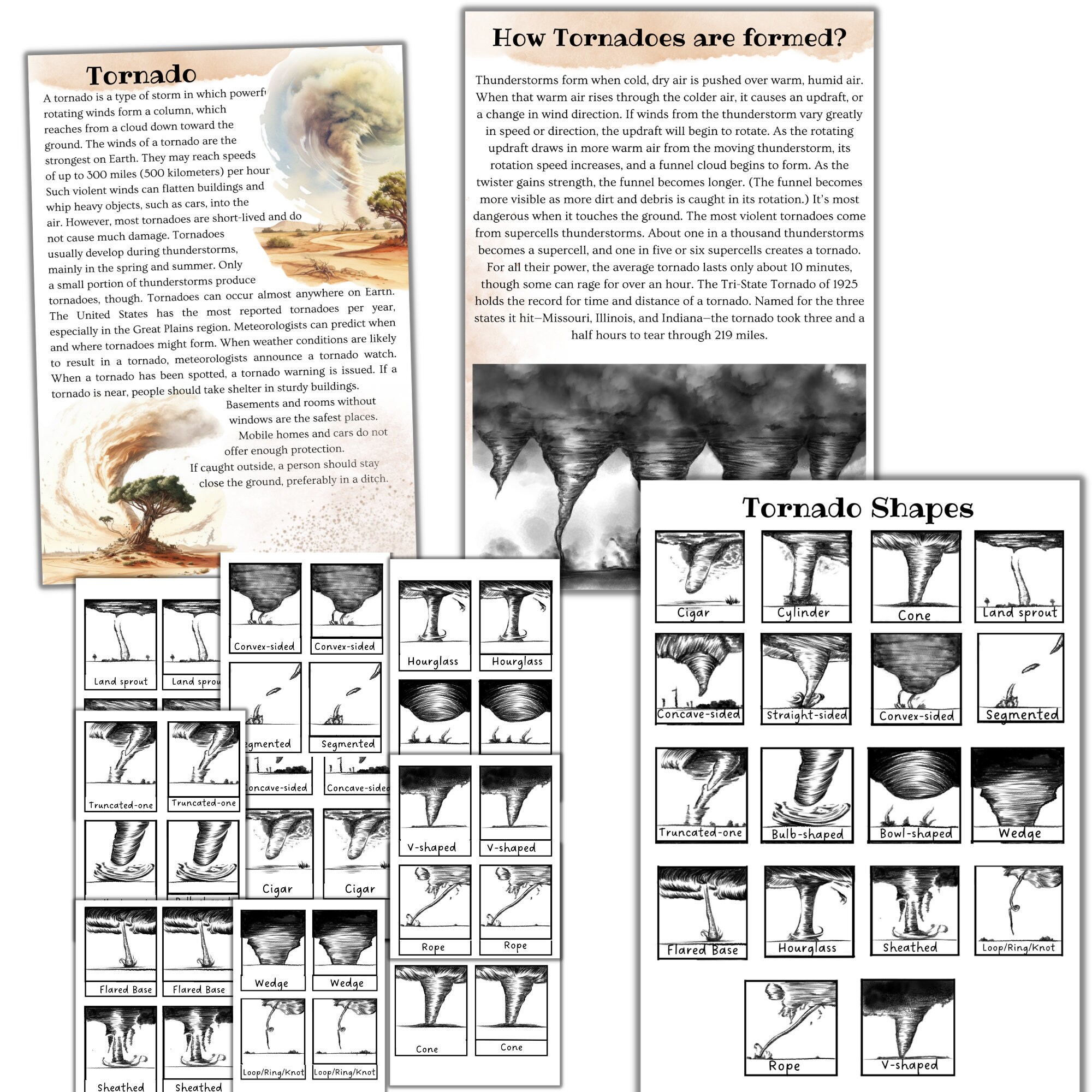 Storm Unit Study, Storm Activities, Tornado Unit, Thunderstorm ...