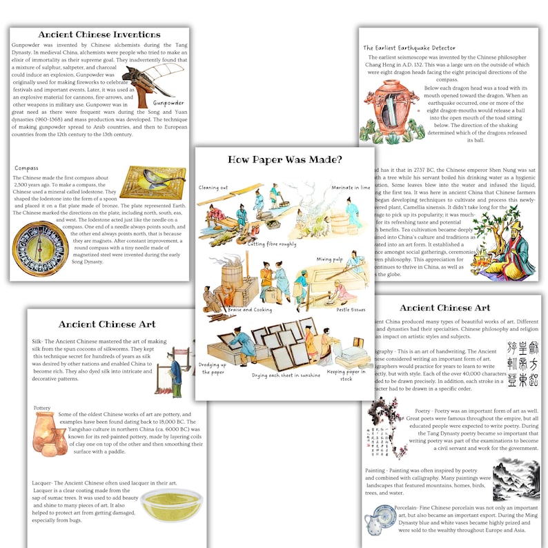 Ancient China Unit Study, Asia Unit Study, History Homeschool ...
