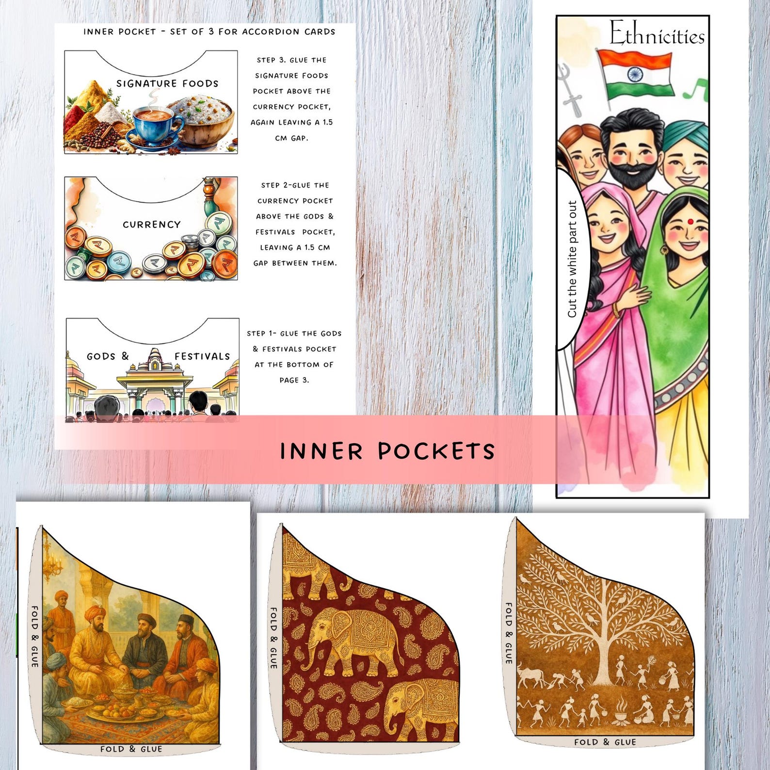 India Lapbook, India Unit Study, Geography Unit, Ancient India, Asia ...