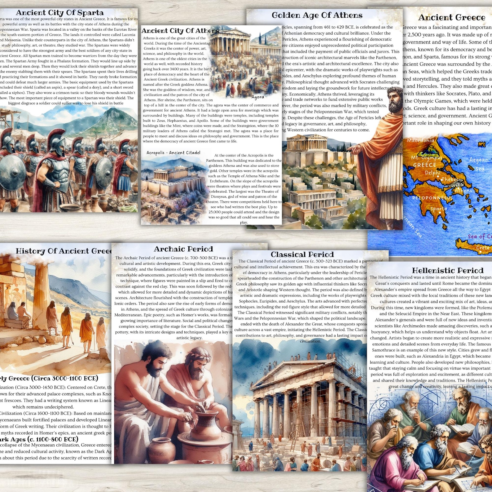 Ancient History Unit, Ancient China, Ancient Greece, Ancient Rome ...