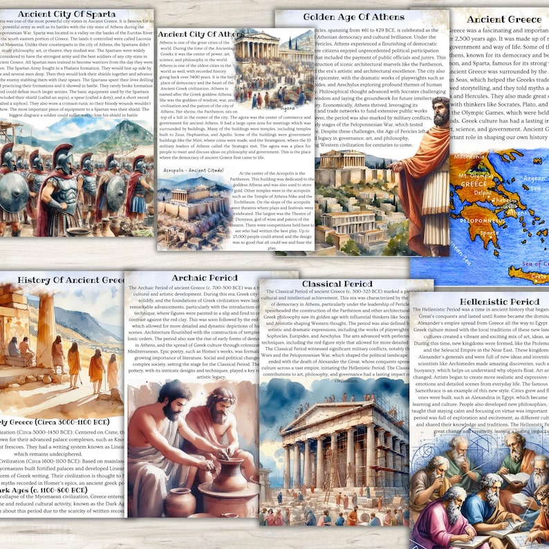 Ancient History Unit, Ancient China, Ancient Greece, Ancient Rome ...