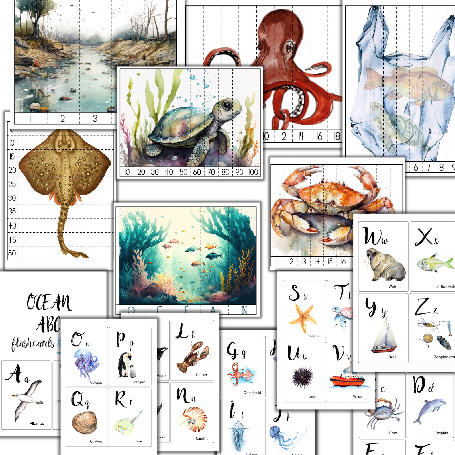 Ocean Unit Study, Ocean Layers, Ocean Animals Study, Ocean Families ...