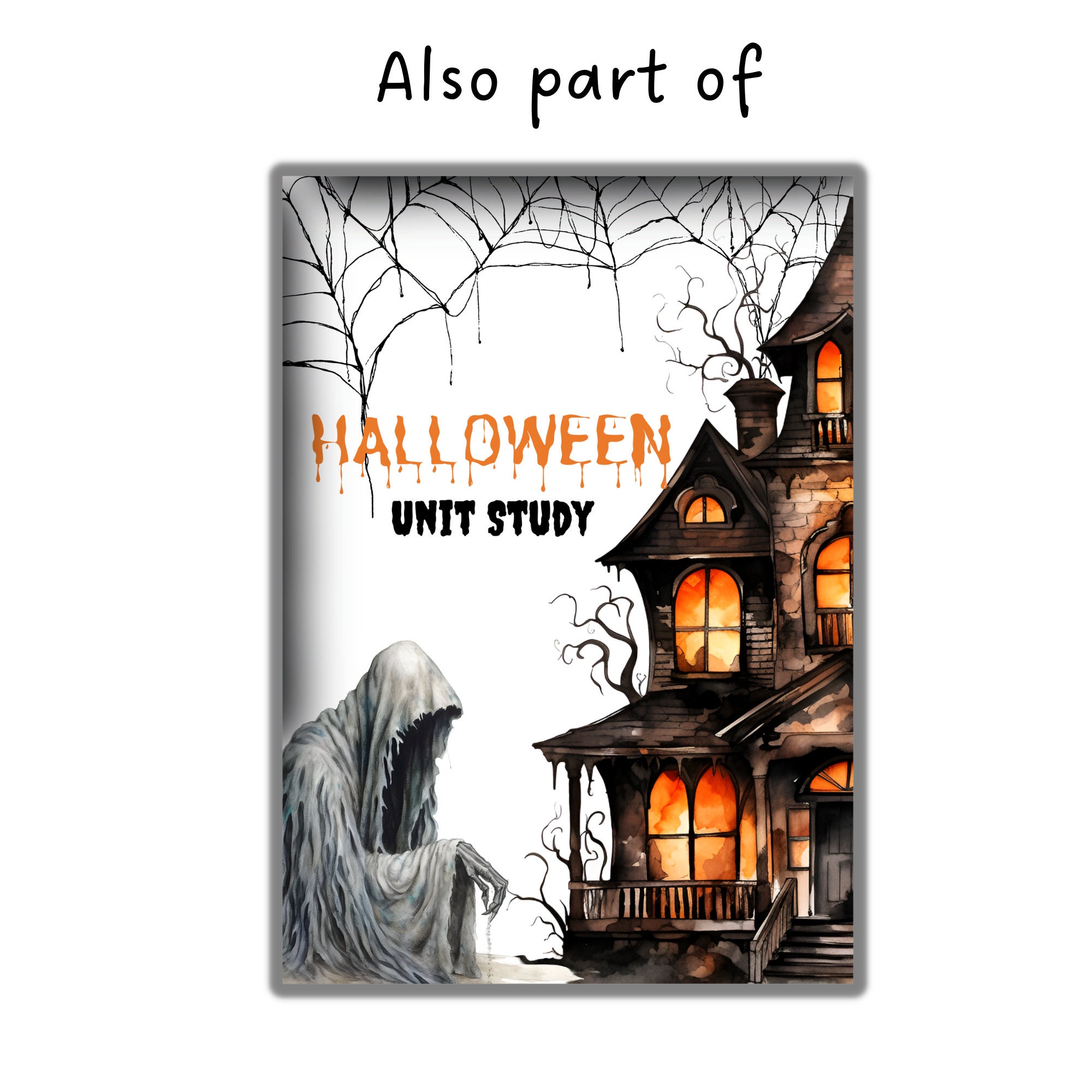 Spider Mini Unit Study, Spider Anatomy, Halloween Printable Activity ...