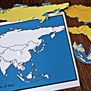 Asia Unit Printable, Asia Puzzle, Asia 3 Part Cards, Asia Landmarks ...