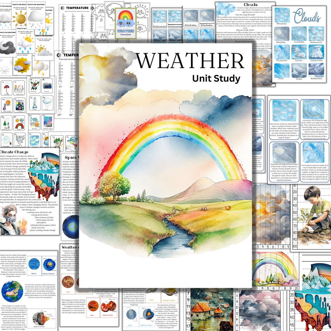 Weather Unit Study, Water Cycle, Earth Atmosphere, Atmosphere Layers ...