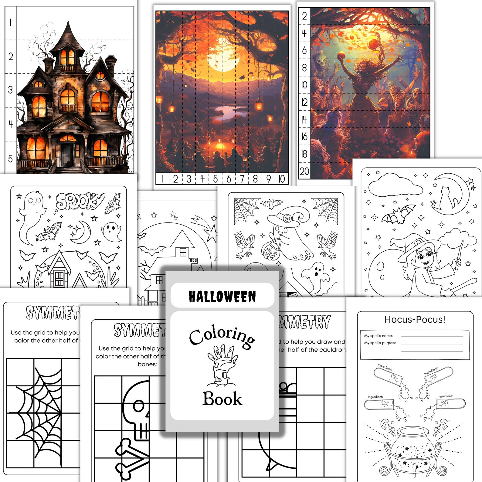 HALLOWEEN UNIT STUDY, Spider Unit Study, Raven Unit Study, Pumpkin Unit ...