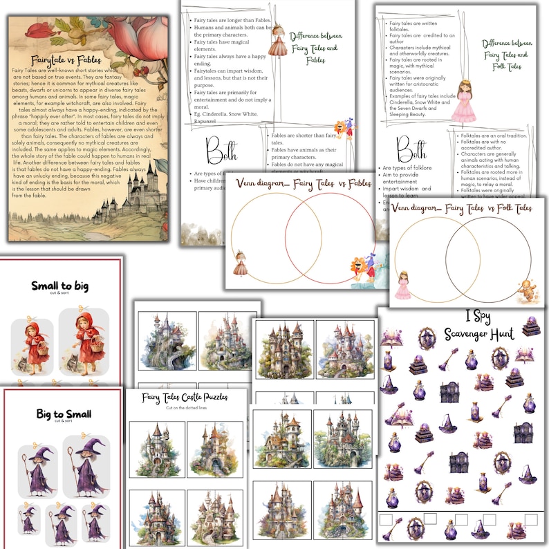 Fairy Tales Unit Study, Folktales Unit Study, Multicultural Fairy Tales ...
