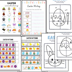 Easter Unit Study, Easter Activities Printable, Easter Pack, Rabbit ...