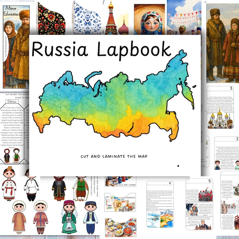 Lapbook in russian - Etsy.de