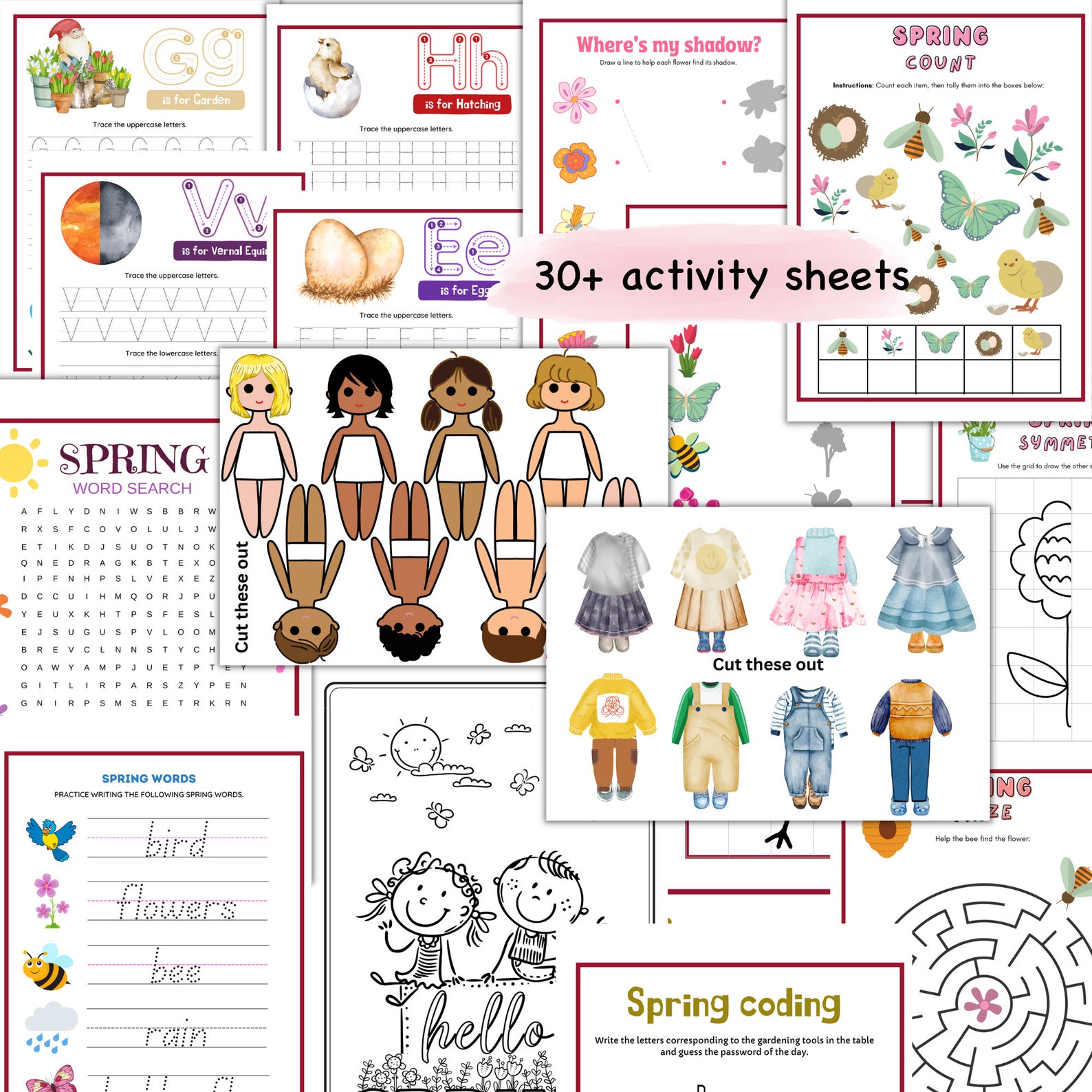 Spring Unit Study, Nature Study, Daffodil Unit Study, Squirrel Unit ...