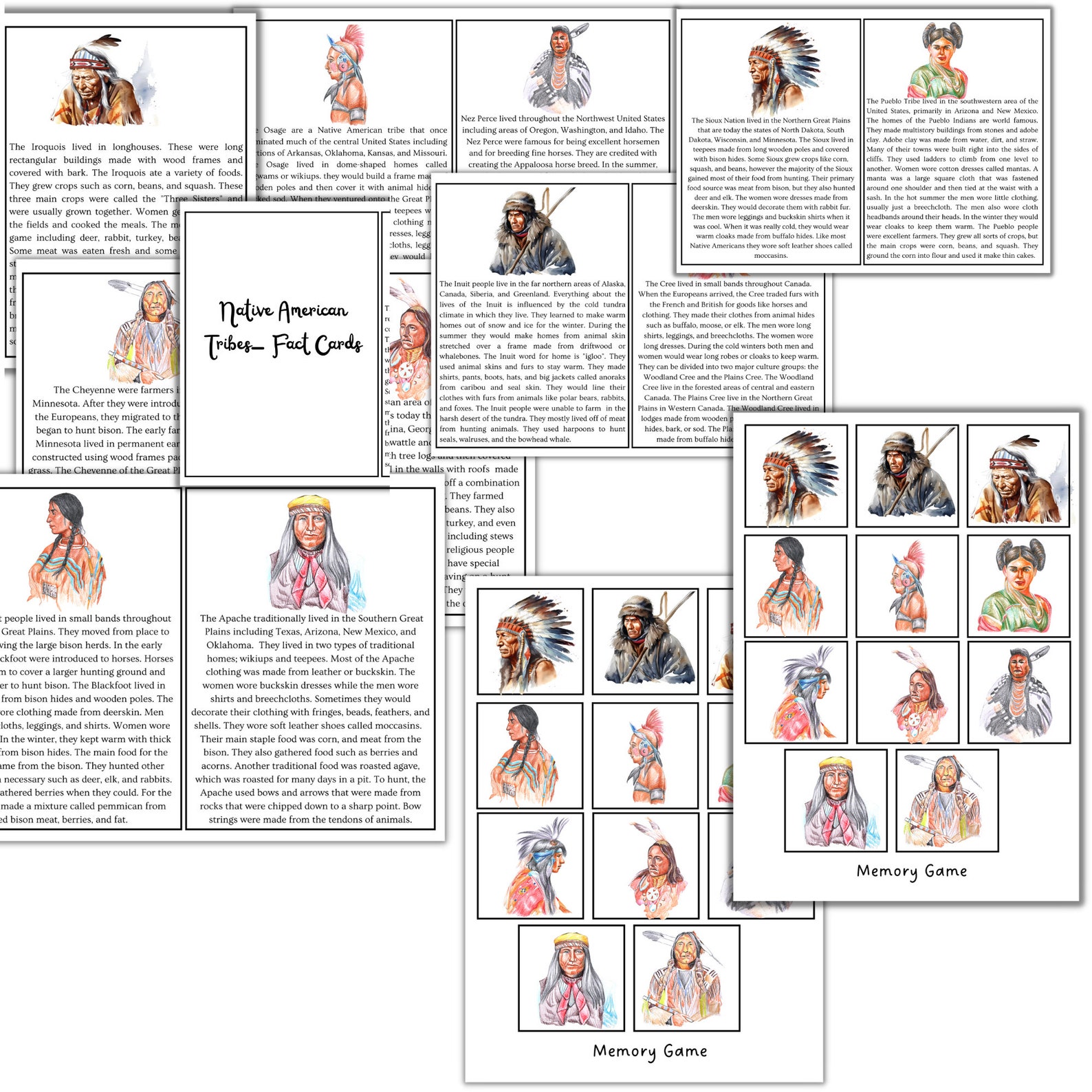 Native Americans Unit Study, Thanksgiving Unit, Bison Unit Study ...