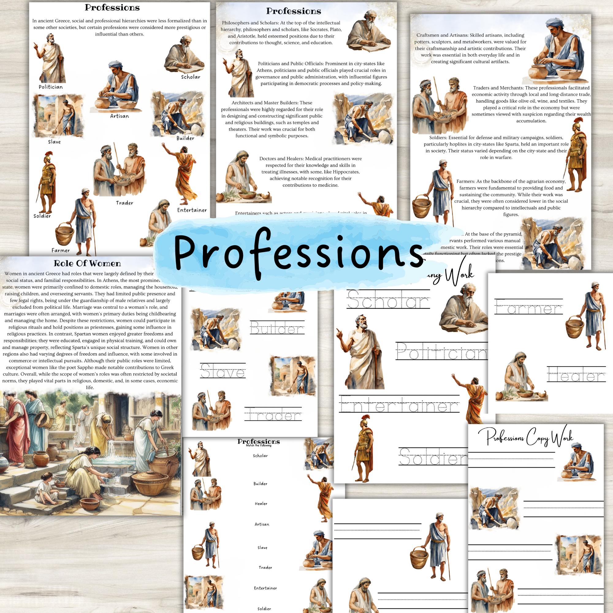 Ancient Greece Unit Study, History Unit, Greece Printables, Greece ...