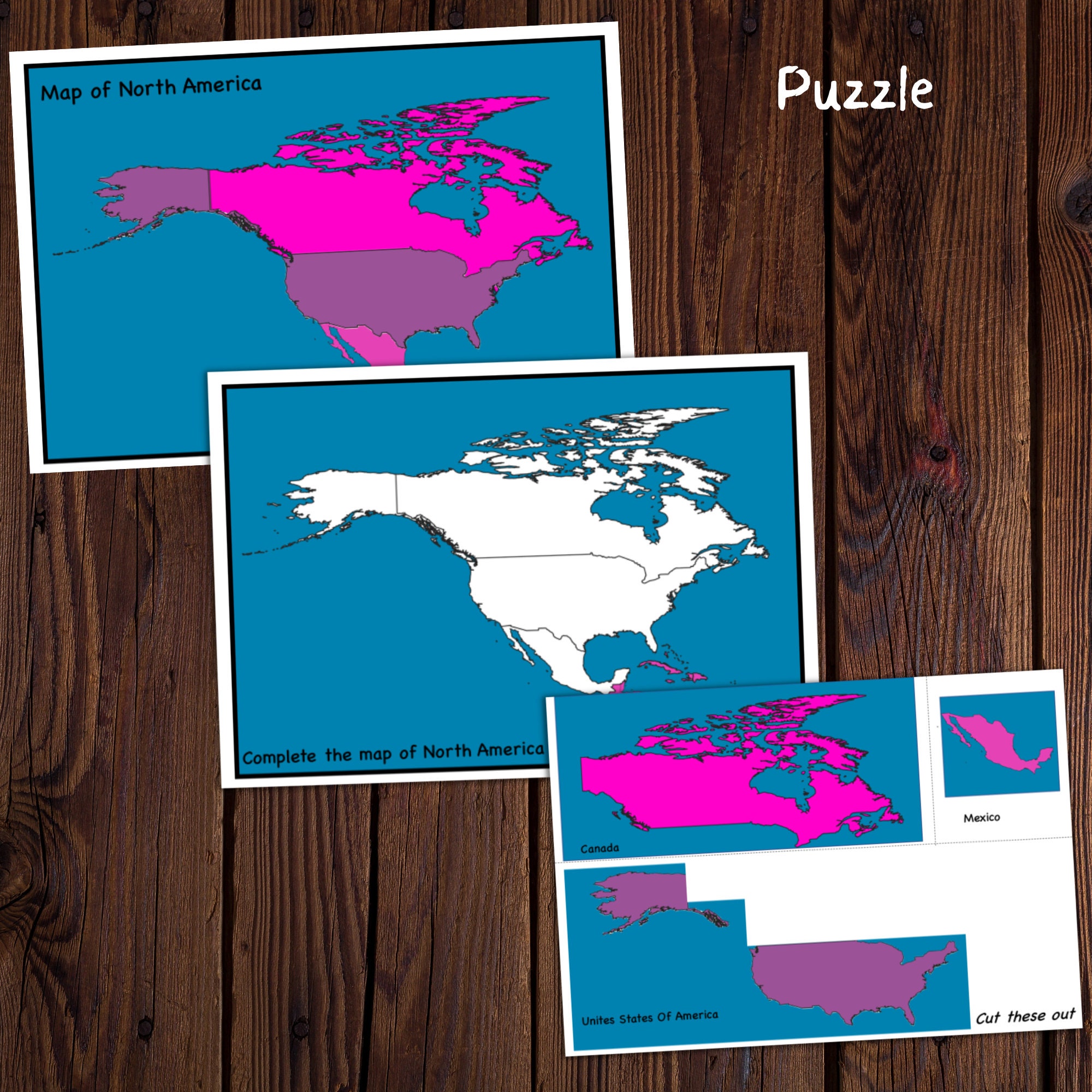 North America Unit Printable, North America Landmarks, North America ...