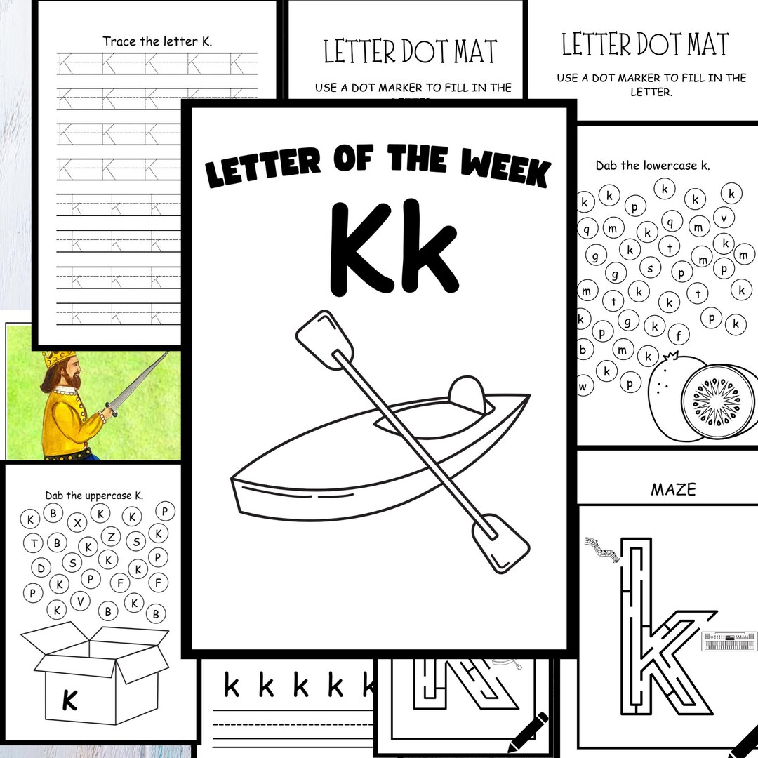 Letter of the Week Worksheets, Phonics Worksheets, Alphabet Binder ...