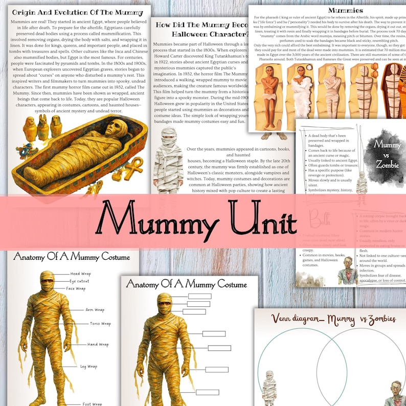 Halloween Characters Unit Study, Halloween Lesson Plans, Halloween ...