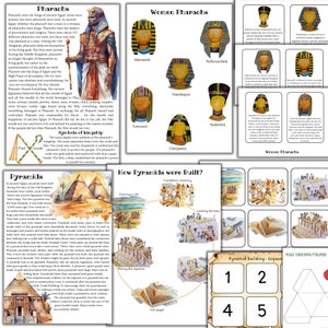 Ancient Egypt Unit Study, Ancient Egypt Activities, Montessori History ...