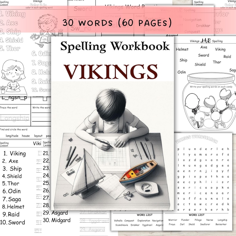 VIKINGS UNIT STUDY, Norse Mythology, Viking Warrior Anatomy, Ancient ...