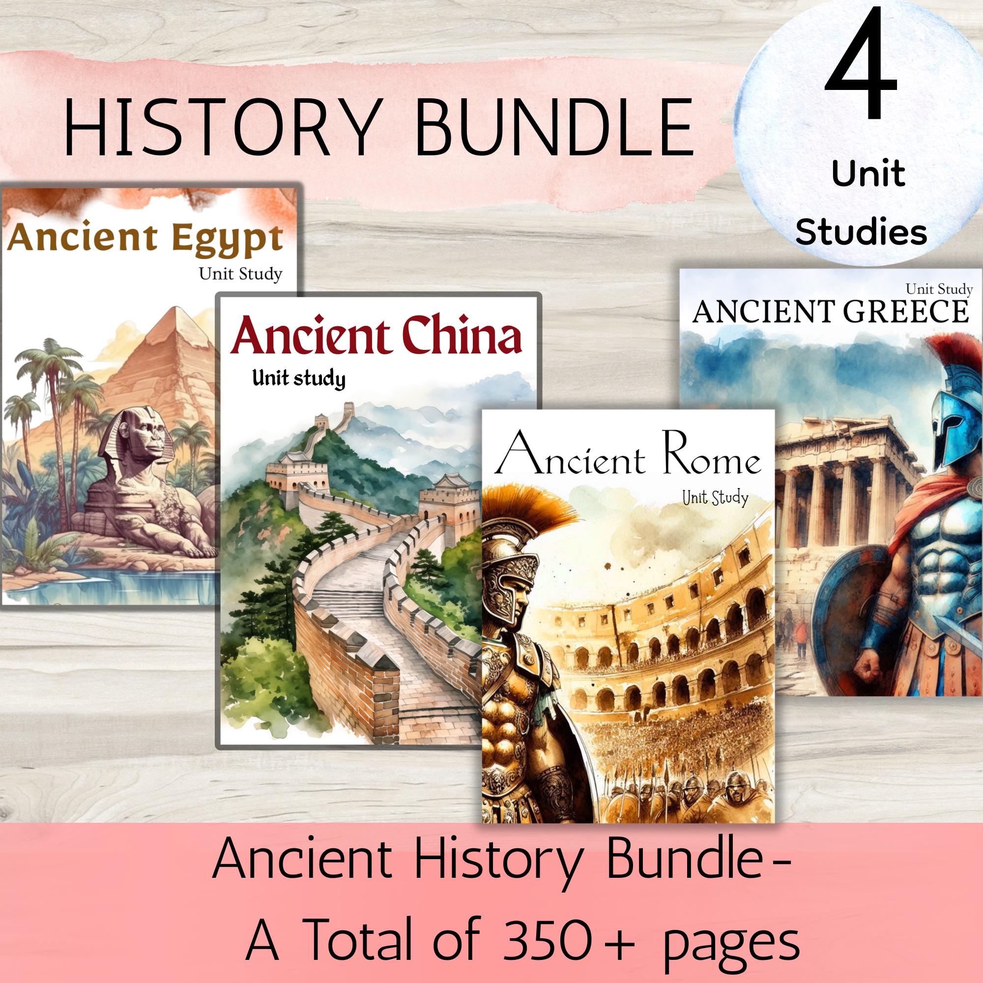 Ancient History Unit, Ancient China, Ancient Greece, Ancient Rome ...