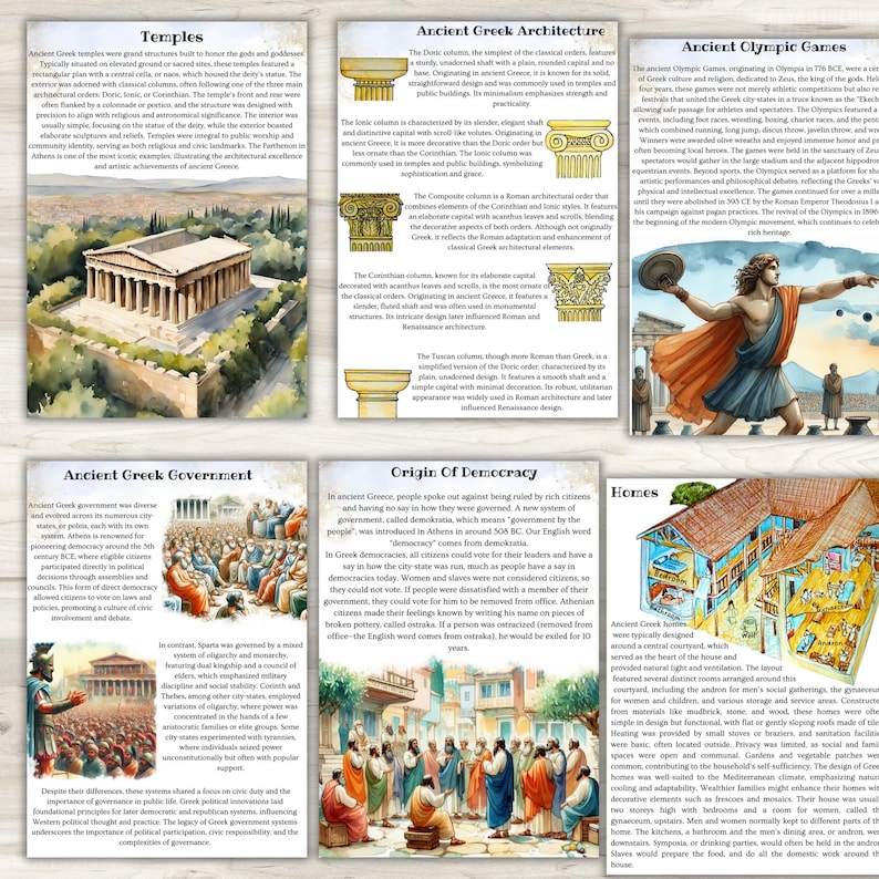 Ancient History Unit, Ancient China, Ancient Greece, Ancient Rome ...