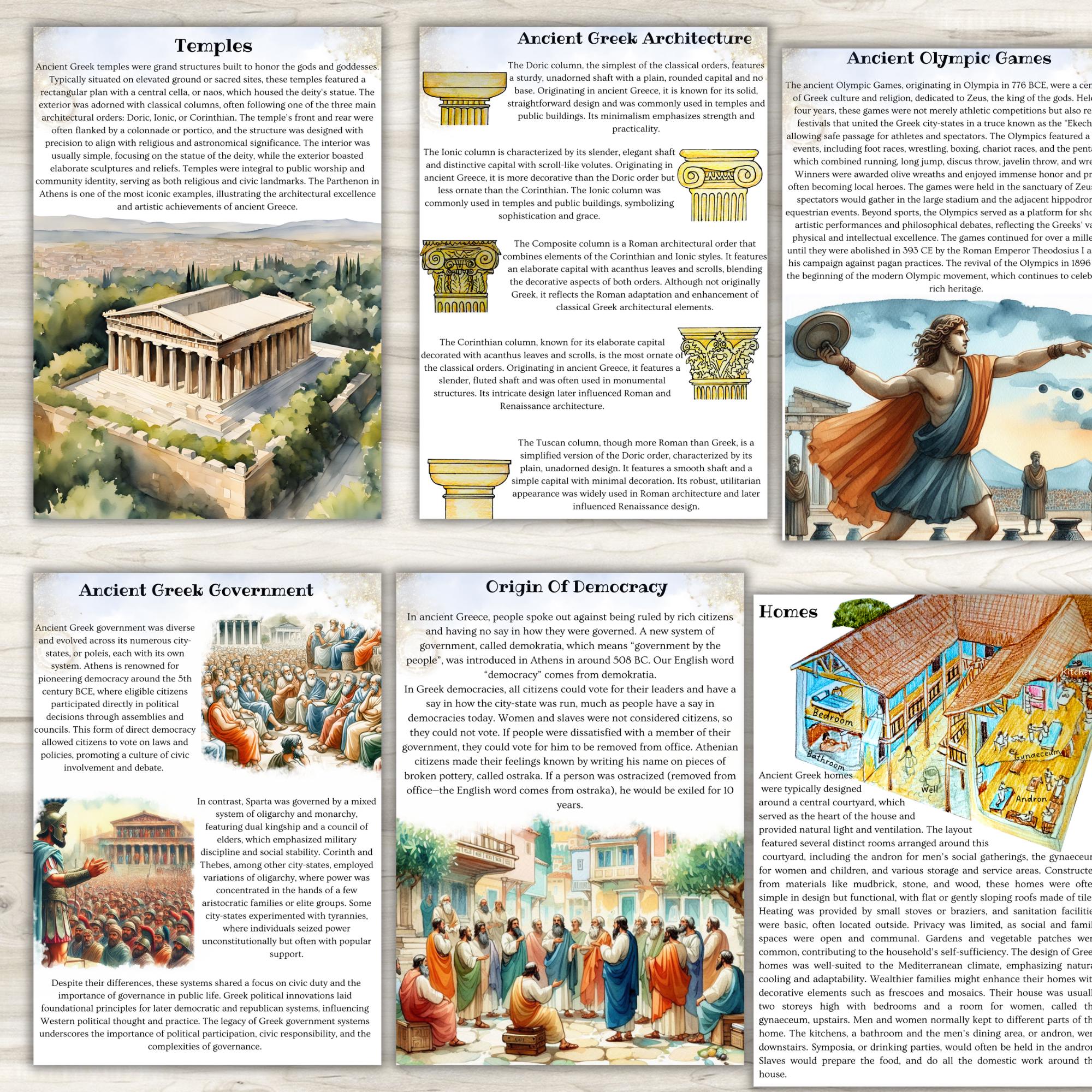 Ancient History Unit, Ancient China, Ancient Greece, Ancient Rome ...