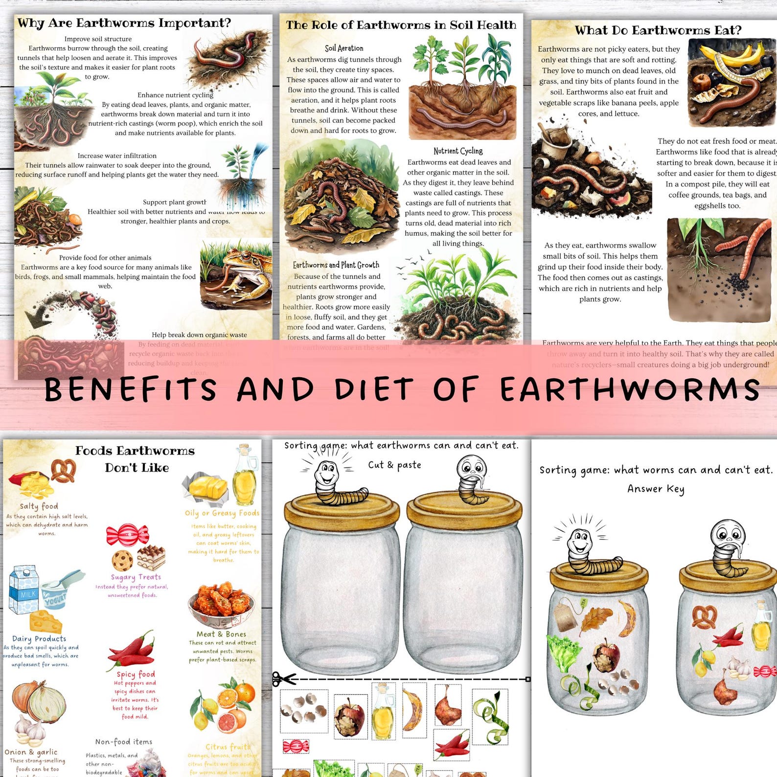 Earthworm Unit Study, Decomposer Unit Study, Nature Study, Homeschool ...