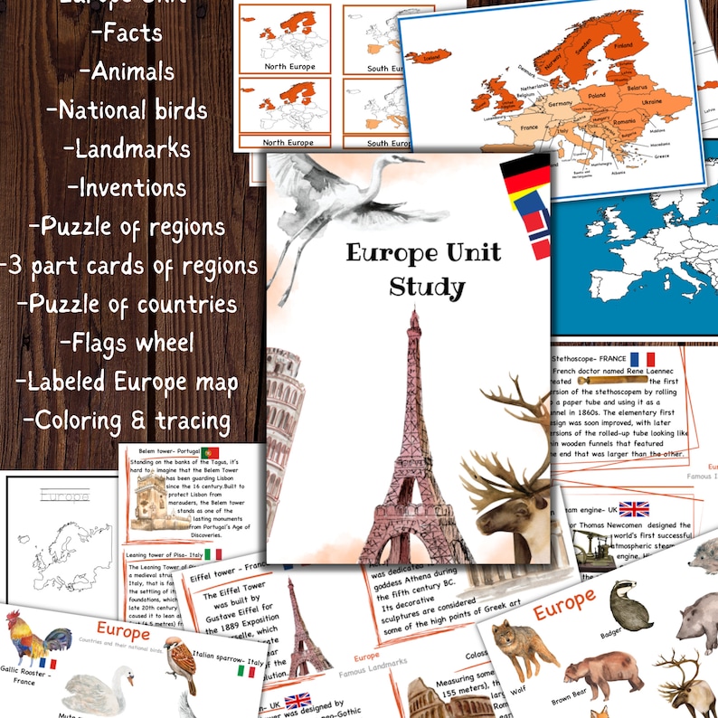 Continents Unit Study World Map Printable Puzzle Africa - Etsy Australia
