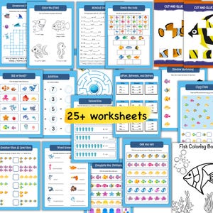 Fish Unit Study, Fish Printable Puzzle, Fish Activities, Shark Unit ...