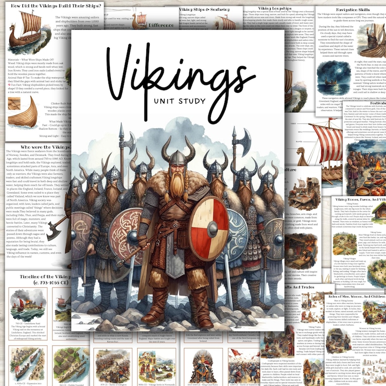 VIKINGS UNIT STUDY, Norse Mythology, Viking Warrior Anatomy, Ancient ...