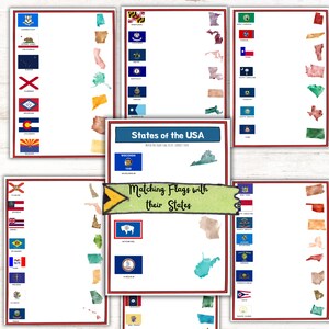 USA 50 States and State Capitals, Geography Lessons, 50 States of USA ...