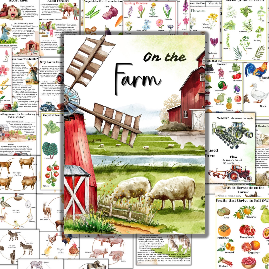 Farm Unit Study, Chicken Unit Study, Farm Animals Activities, Pea Plant ...