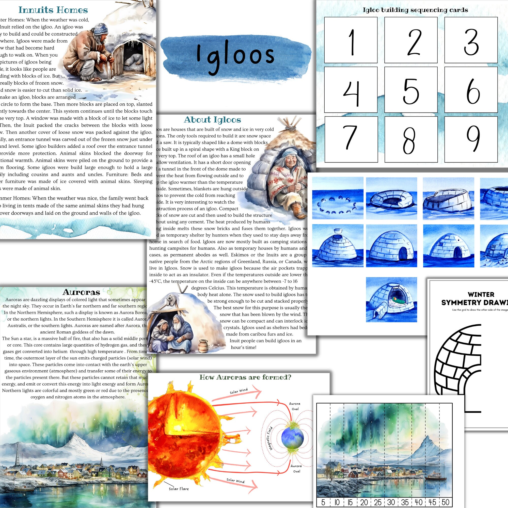 Polar Regions Unit Study, Arctic Unit Study, Antarctica Unit Study ...